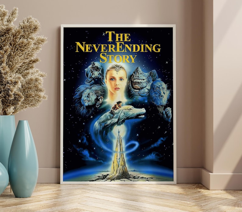 The Neverending Story - 1984 Movie Poster. Wolfgang Petersen, Barret ...