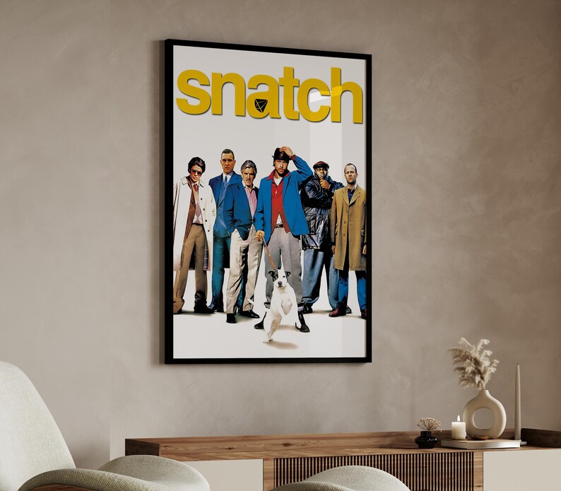 Snatch - 2000 Movie Poster. Guy Ritchie, Jason Statham, Brad Pitt - Etsy