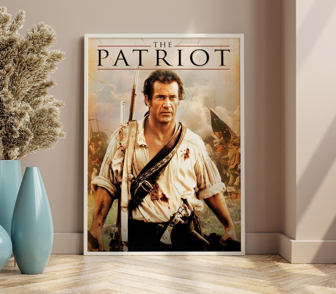 The Patriot 2000 Movie Poster. Roland Emmerich, Mel Gibson, Heath ...