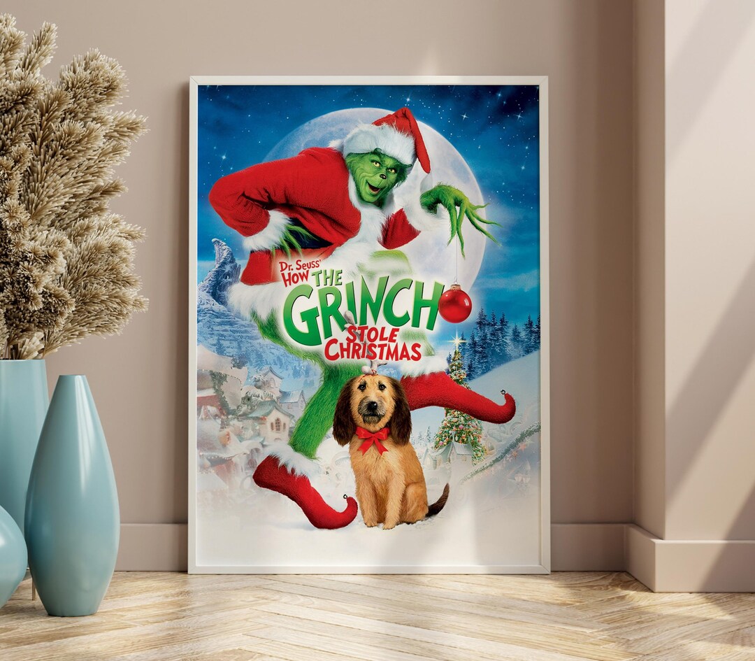 How the Grinch Stole Christmas 2000 Movie Poster. Ron Howard, Jim ...
