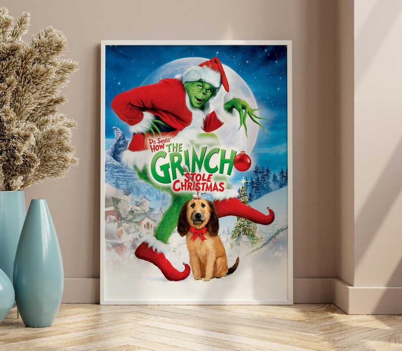 How the Grinch Stole Christmas 2000 Movie Poster. Ron Howard, Jim ...