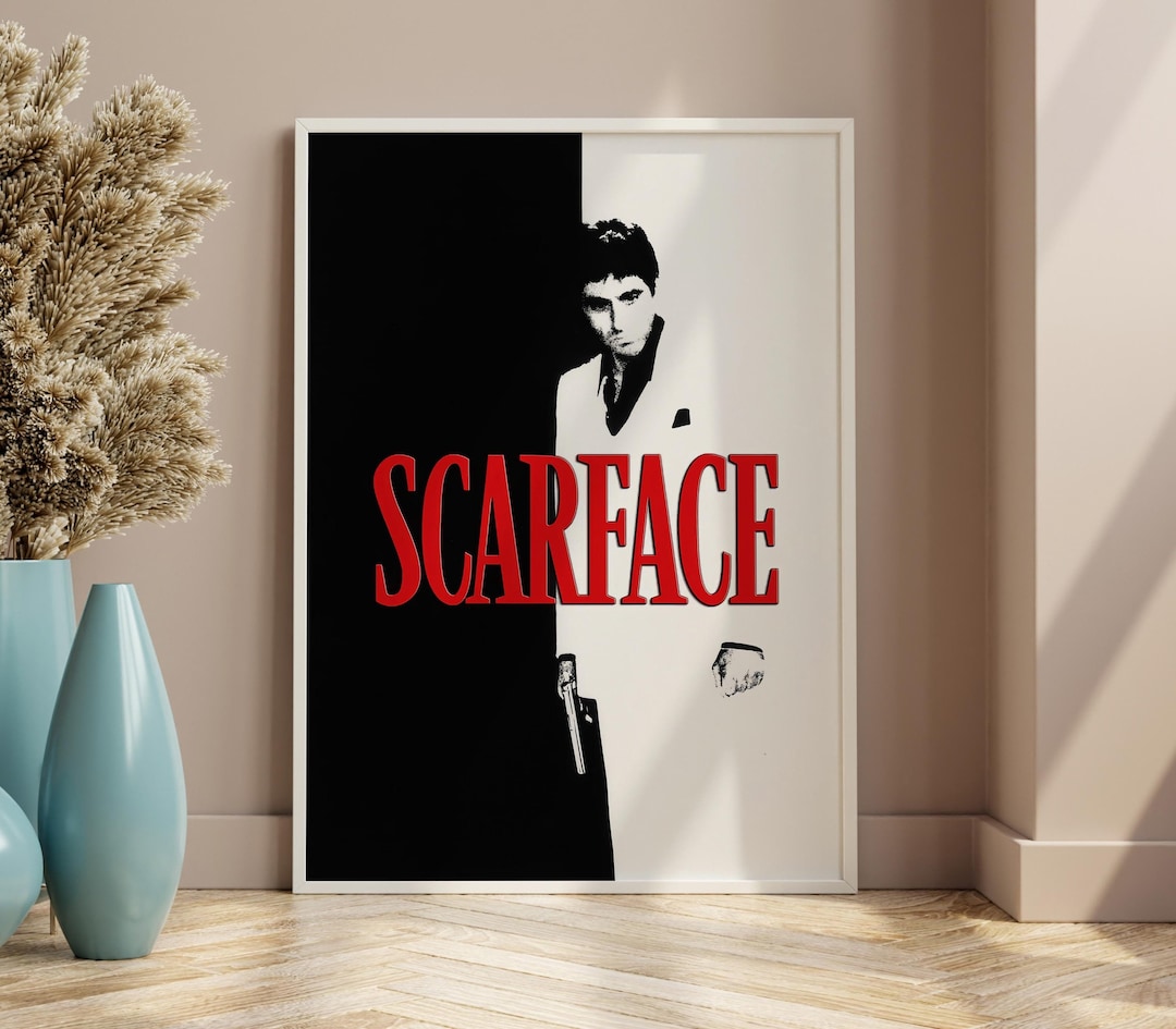 Scarface - 1983 Movie Poster. Brian De Palma, Al Pacino, Michelle ...