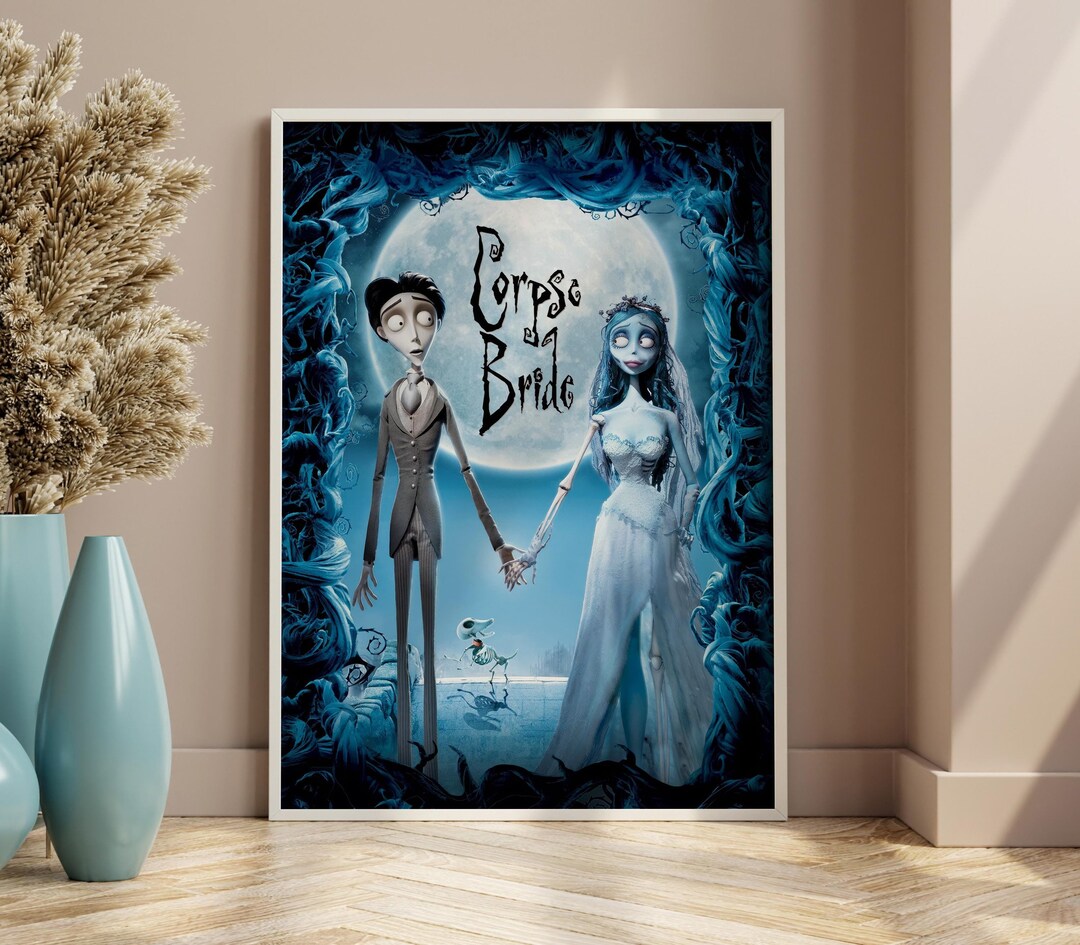 Corpse Bride 2005 Movie Poster. Tim Burton, Johnny Depp, Helena Bonham ...