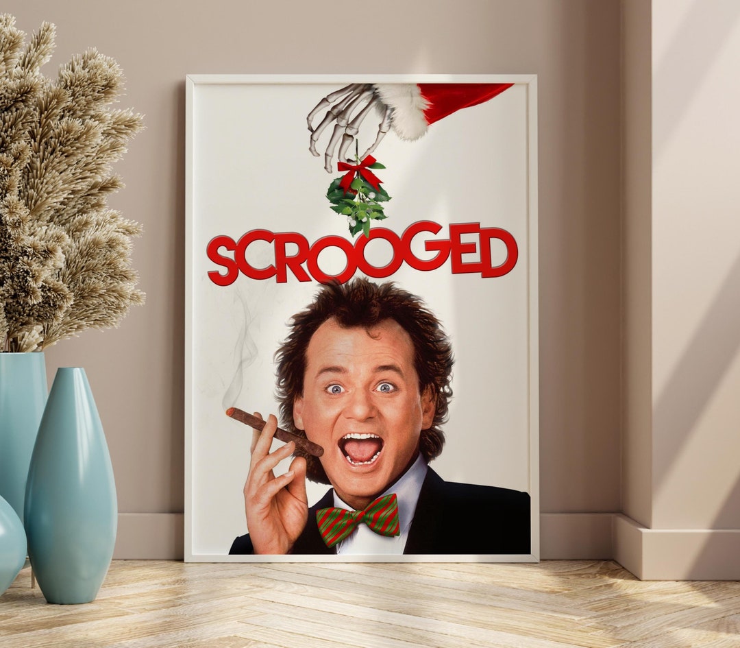 Scrooged 1988 Movie Poster. Richard Donner, Bill Murray, Karen Allen - Etsy