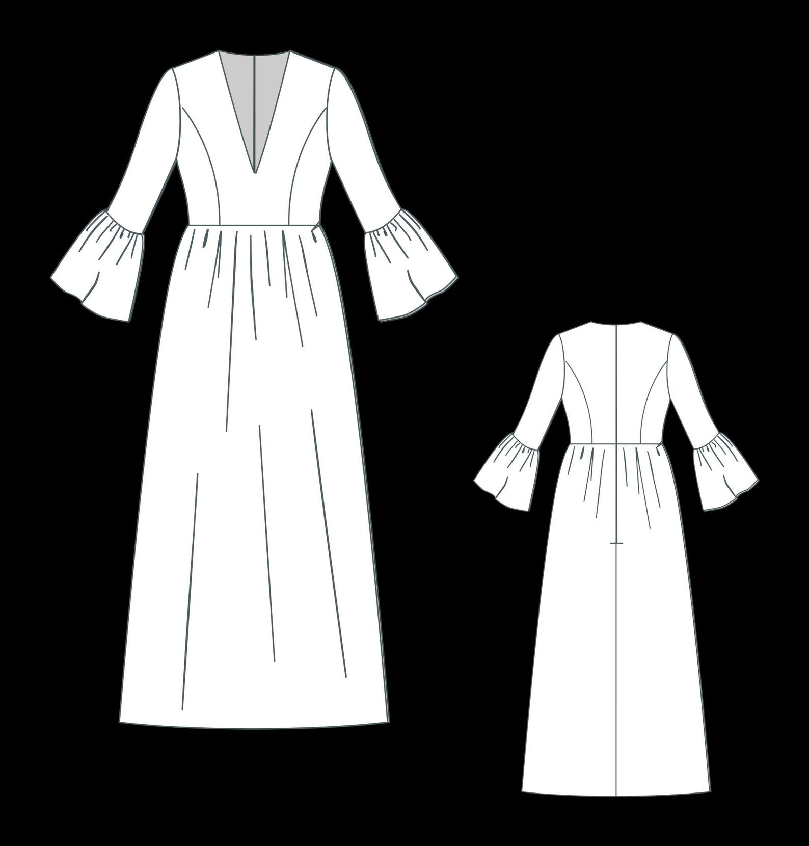 Witch Dress Cosplay Sewing Pattern, Gothic, Medieval (PDF Pattern) - Etsy