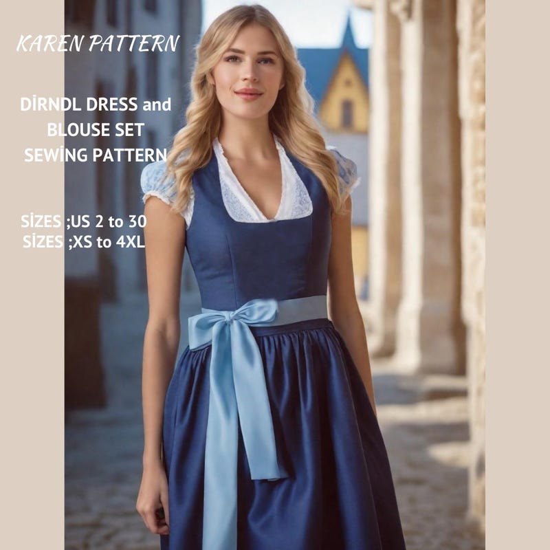 Dirndl Pattern - Etsy