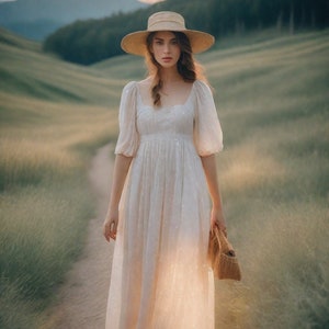 Fairy Cottagecore Dress Pattern:renaissance Regency Maxi (a0-a4-letter ...