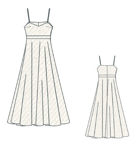 Summer Cottagecore Dress Sewing Pattern,strapped Dress,plus Size Sewing ...