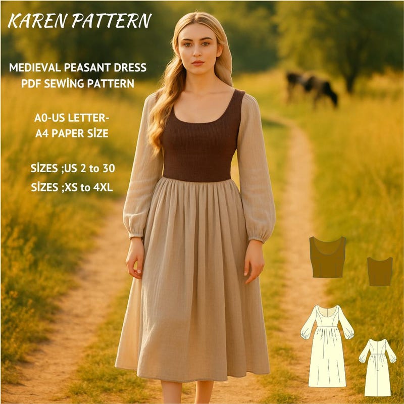 Peasant Dress - Etsy