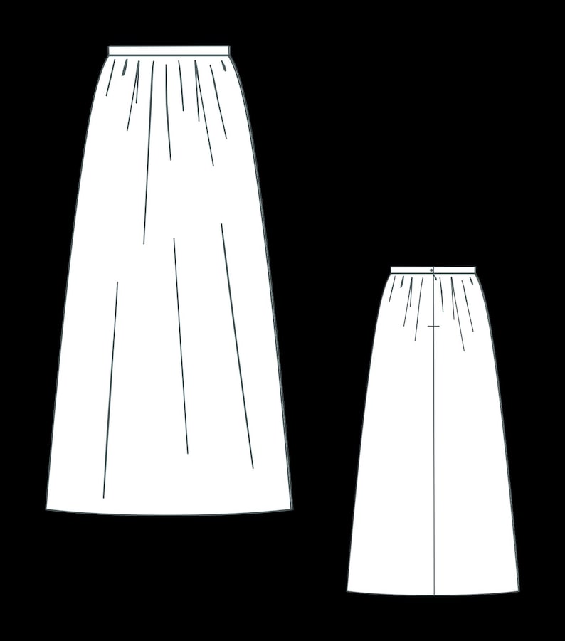 Renaissance Cosplay Set Sewing Pattern: Medieval Skirt & Corset (PDF ...