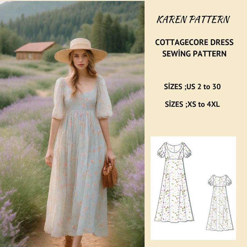Cottagecore Dress - Etsy