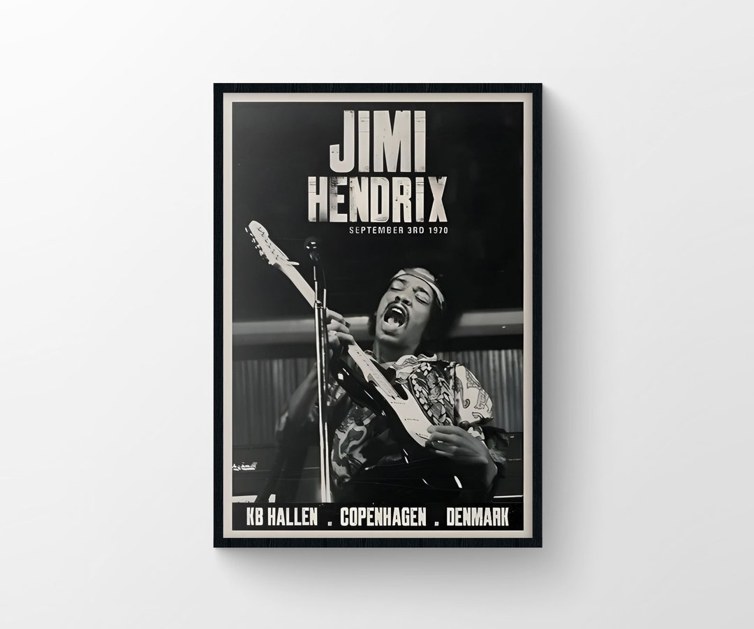 Jimi Hendrix Rock Poster, Electric Ladyland Art, Music Gift ...