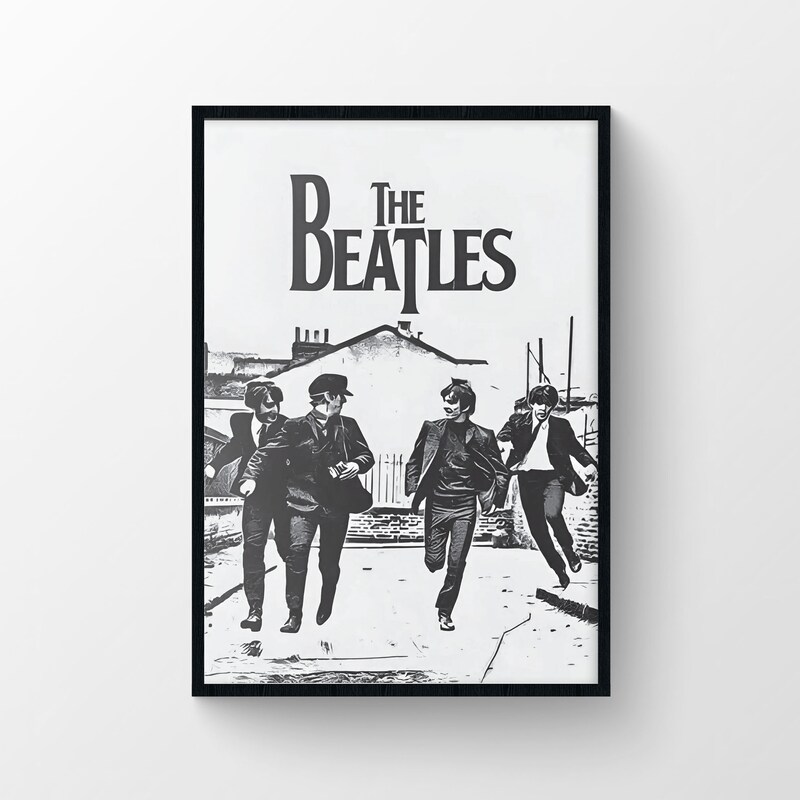 The Beatles Poster - Etsy