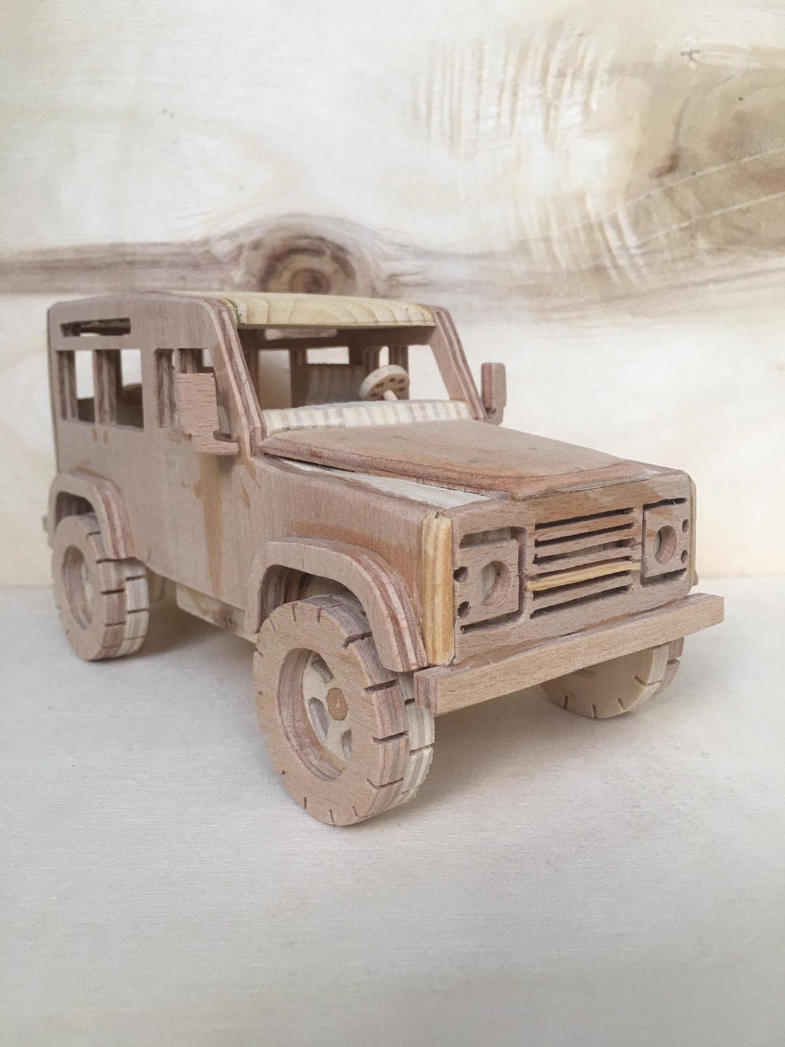 Handcrafted Wooden Range Rover Defender Rustic Decor for Enthusiasts ...