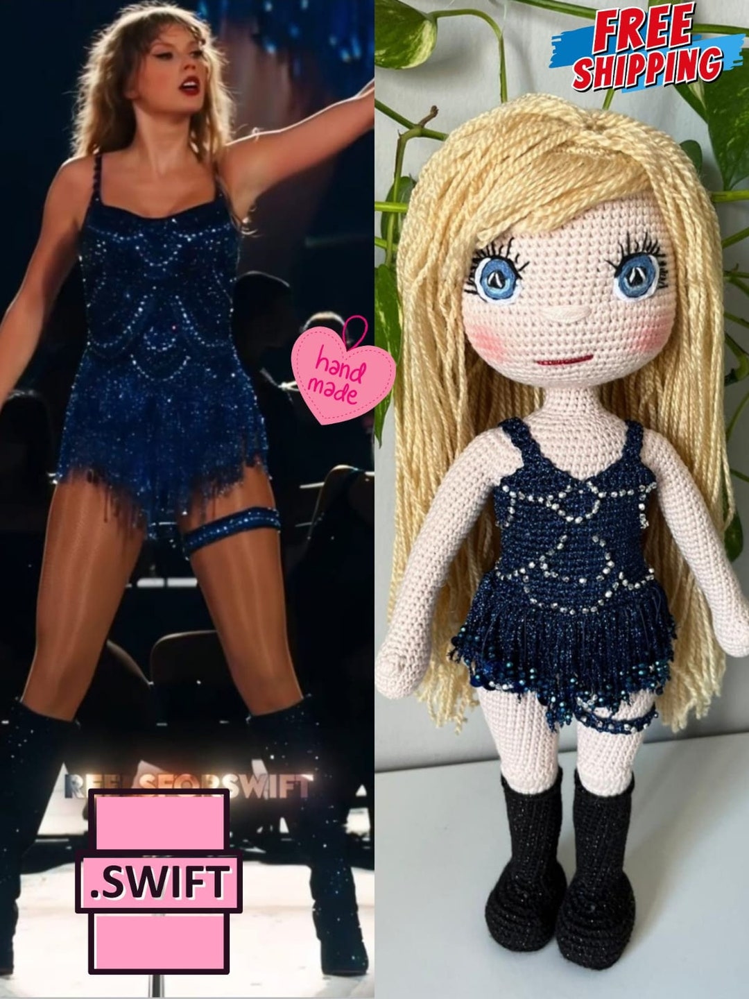 Taylorswift, Special Toy, Natural Toy, Personalized Amigurumi , Custom ...