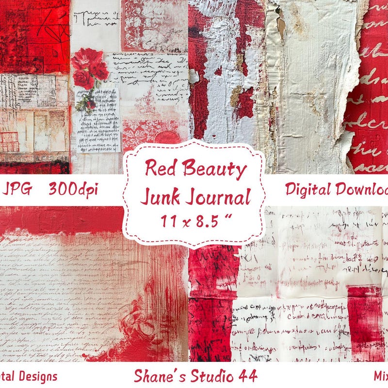 Distressed Digital Paper - Etsy