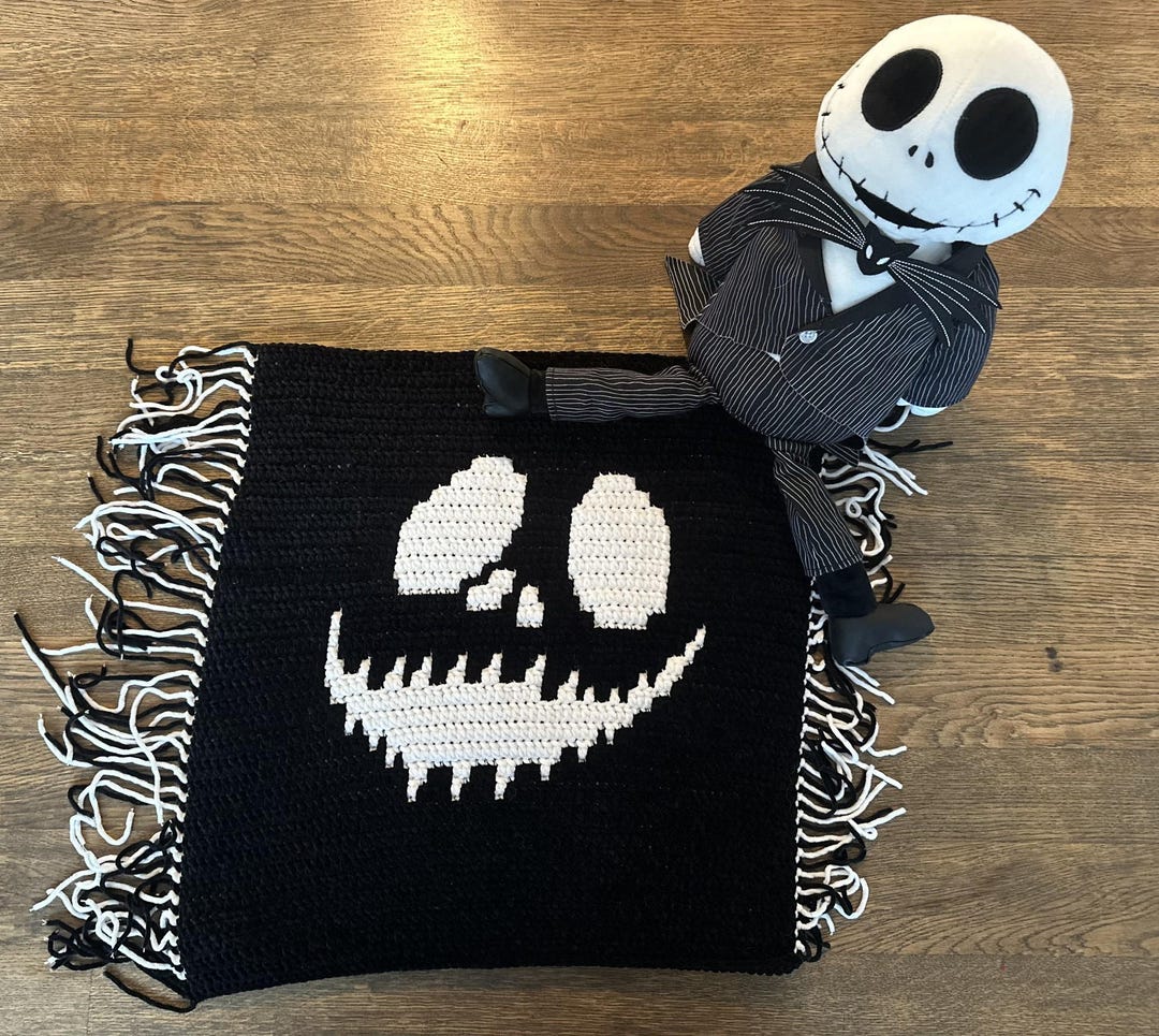 Face of Jack Skellington - Crochet Pattern - Etsy