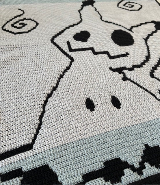 Mosaic Crochet Blanket Mimikyu Pattern - Etsy