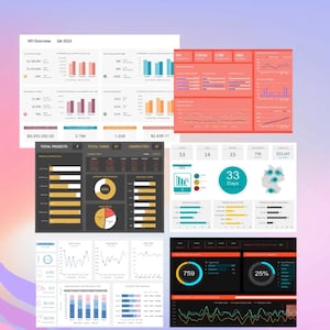 12 Excel KPI Data Dashboard EXCEL Ready to Use Multipurpose , Kpi Sale ...