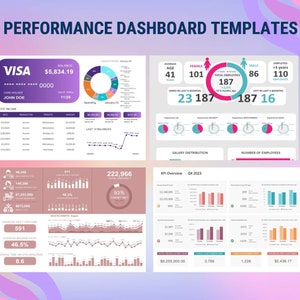 12 Excel KPI Data Dashboard EXCEL Ready to Use Multipurpose , Kpi Sale ...