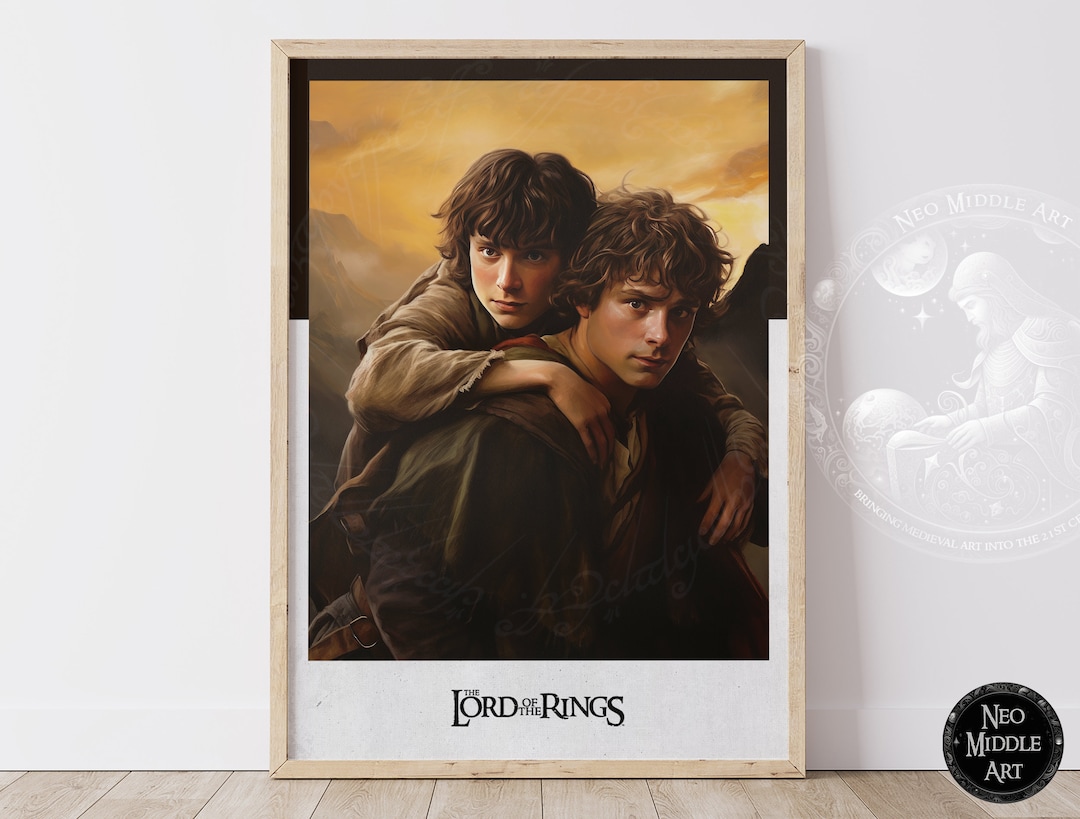 Lord of the Rings Frodo Ans Sam Poster Lotr Epic Scenes & Characters ...