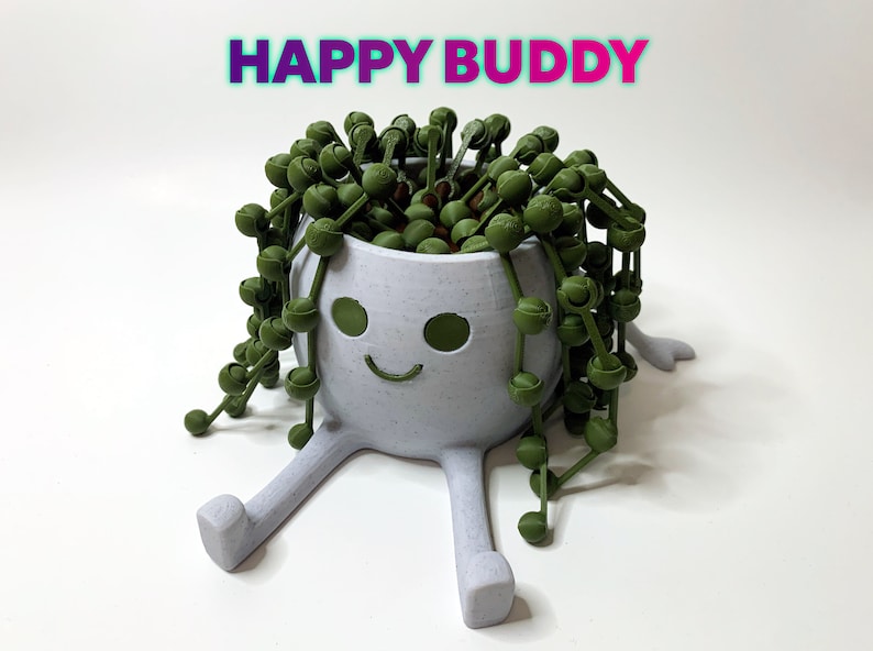 3D Printed String of Pearls Articulating Plant - Etsy
