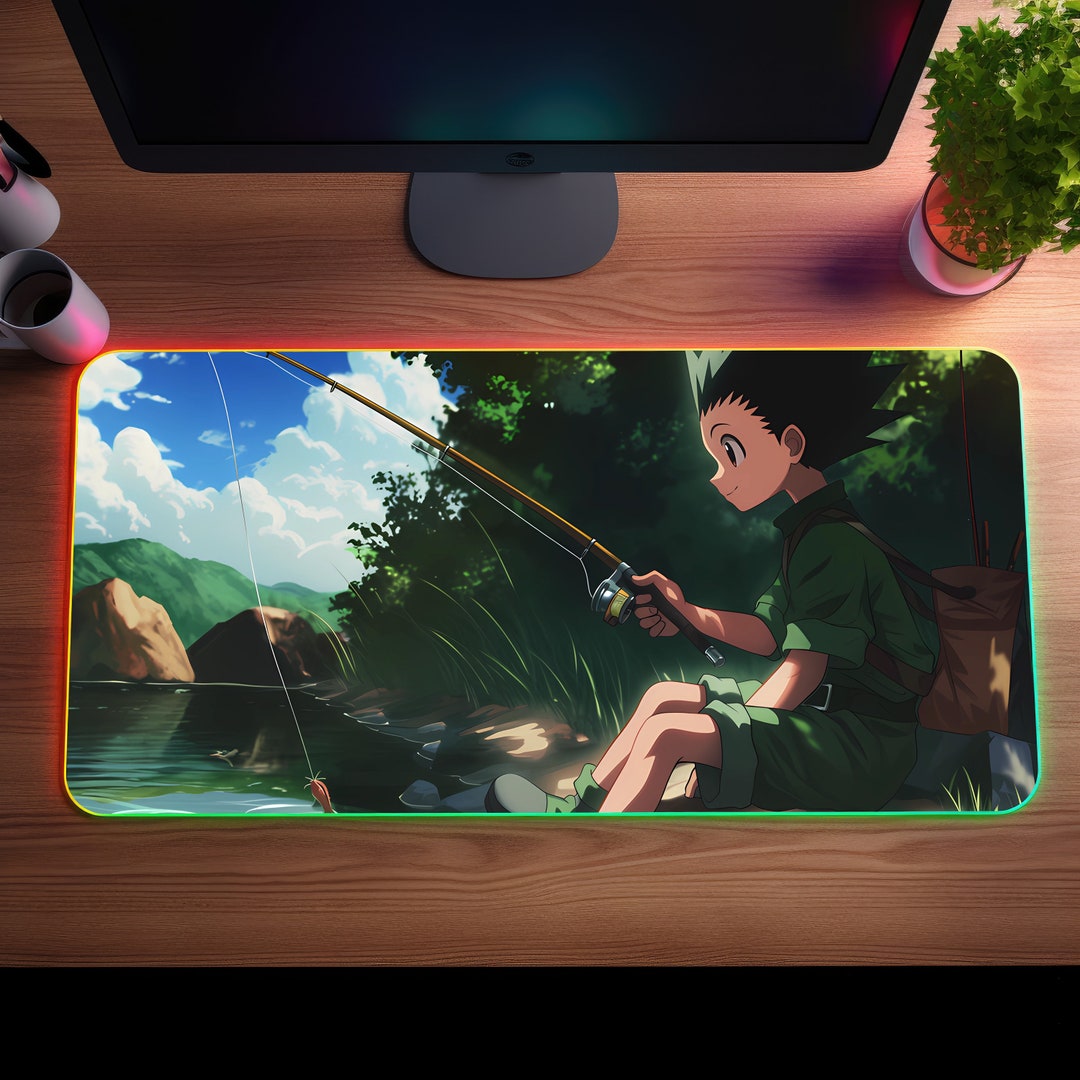 Custom Anime LED Gaming Mousepad – Personalized RGB Desk Mat – Otaku ...