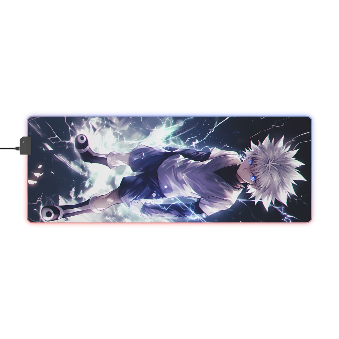 Hunter X Hunter, Killua Zoldyck, God Speed, Anime, RGB, Desk Mat, LED ...
