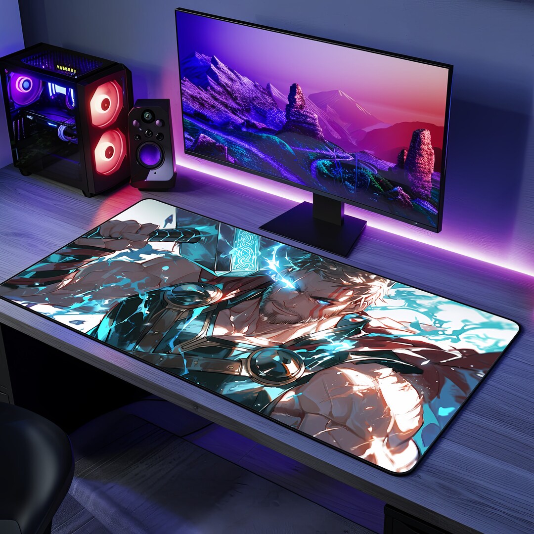 Custom Anime LED Gaming Mousepad – Personalized RGB Desk Mat – Otaku ...
