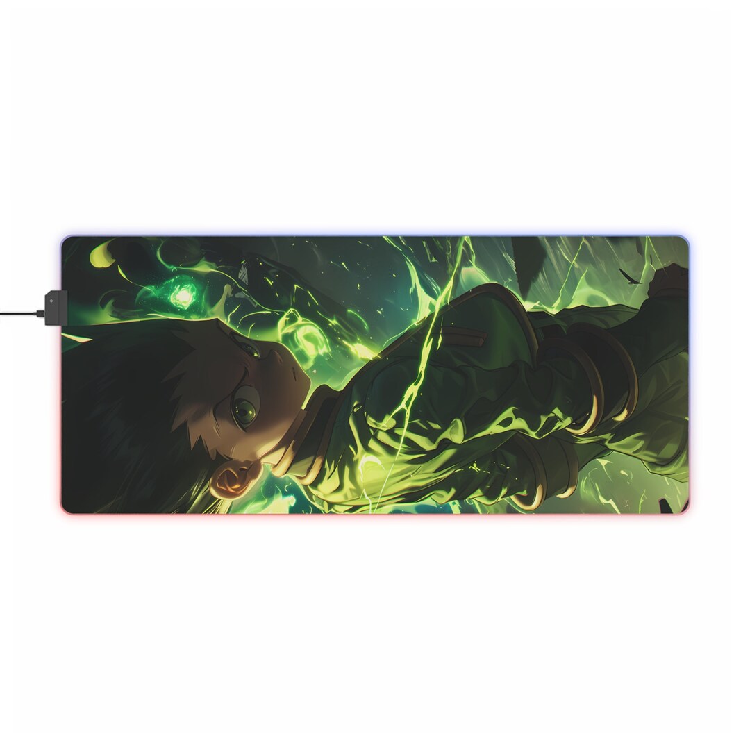 Hunter X Hunter, Gon, Anime, RGB, Desk Mat, LED Gaming Mouse Pad - Etsy