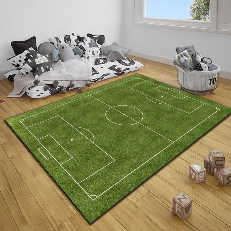 Football Field Rug - Etsy