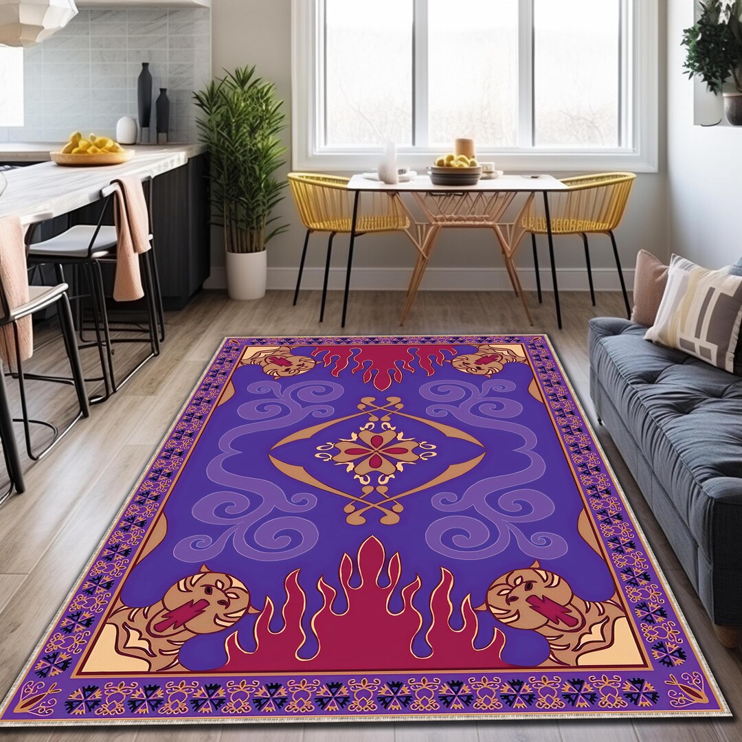 Aladdin Flying Rug, Aladdin's Rug, Aladdin Rug, Modern Rugs, Gift Rug ...