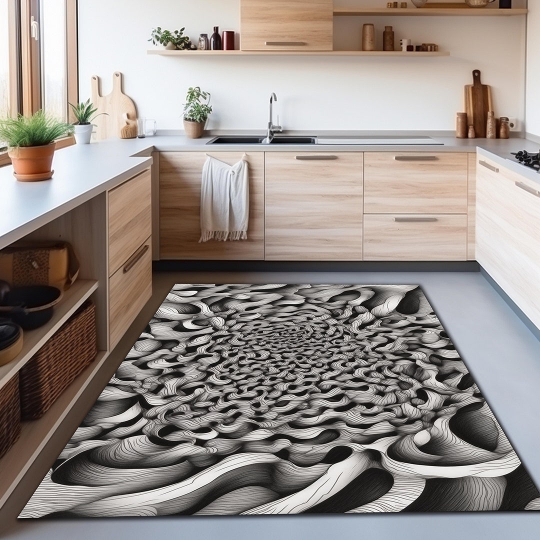 Optical Illusion Rug, Custom Rug, Optical Illusions, Illusion Rug ...
