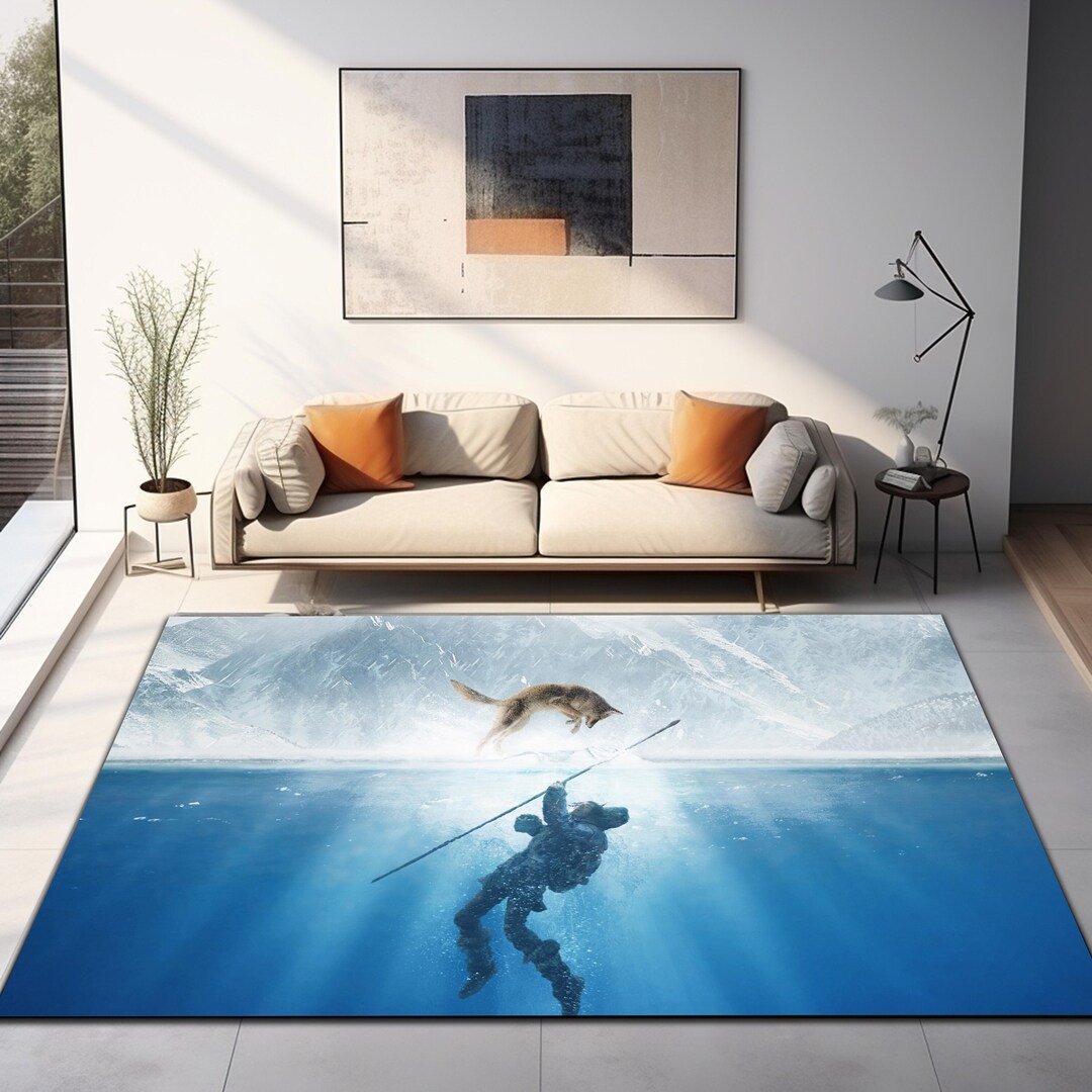 Dolphin Fish, Dolphin Rug, Ocean Rug, Sea Animal Rug, Nautical Decor ...