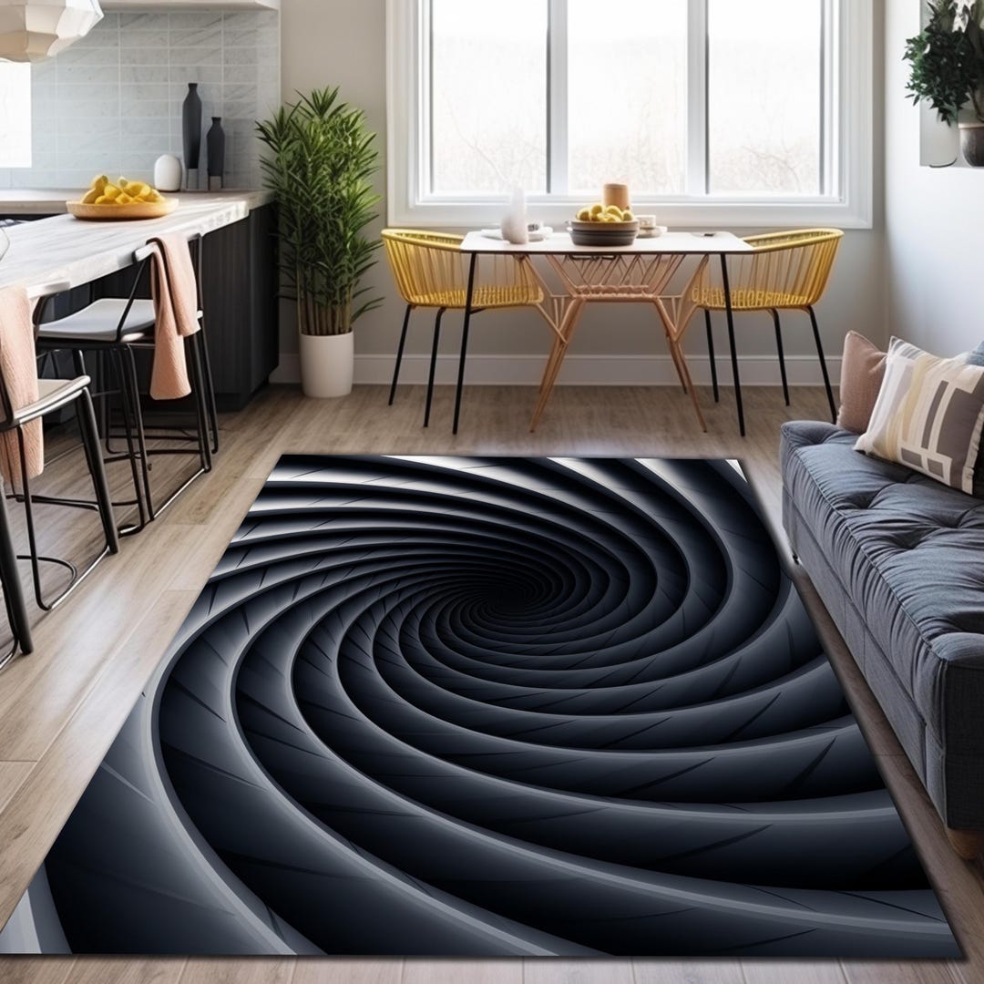 Optical Illusion Rug, Custom Rug, Optical Illusions, Illusion Rug ...