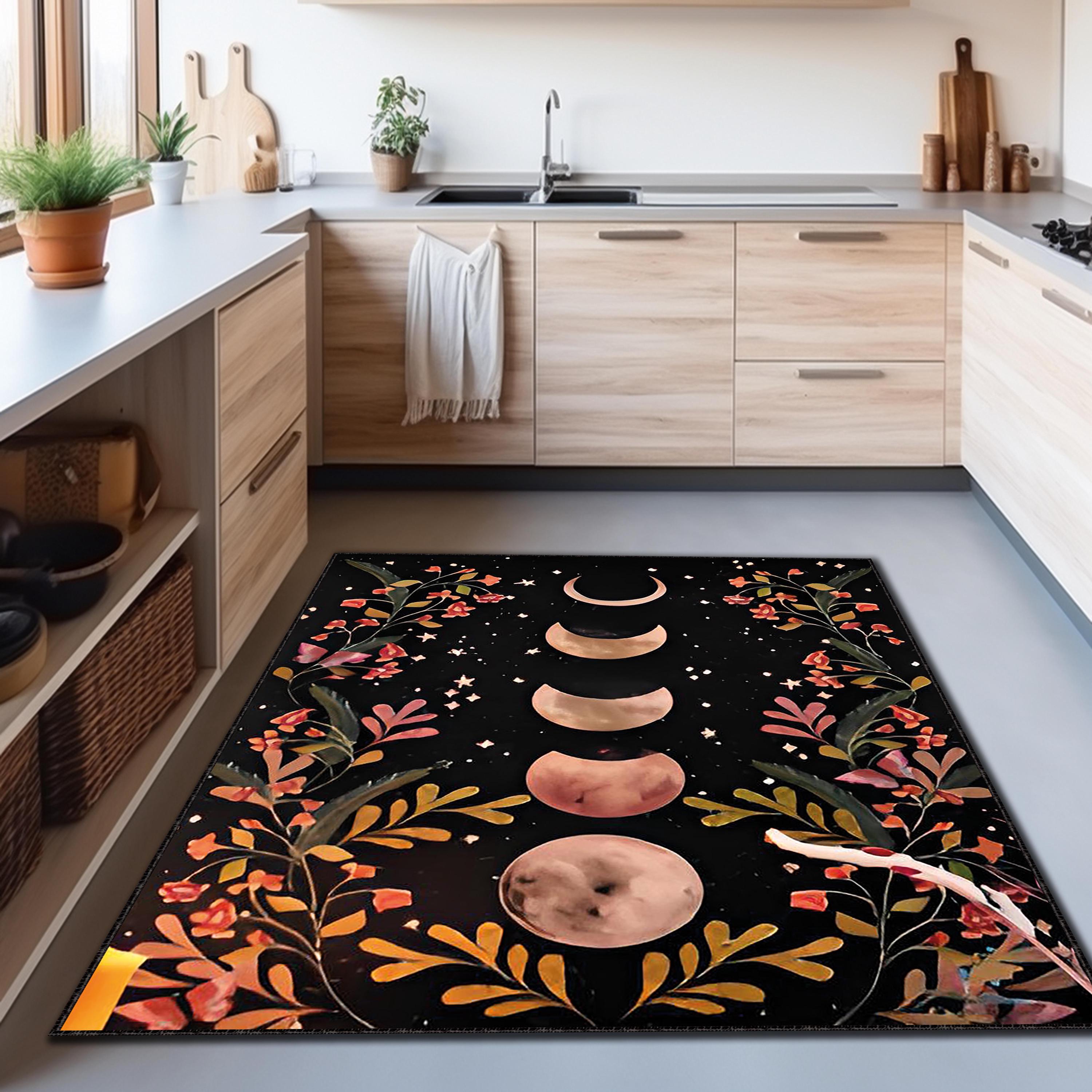 Moon Rug, Night Rug, Full Moon Rug, Moon Theme Rug, Moon Pattern Rug ...