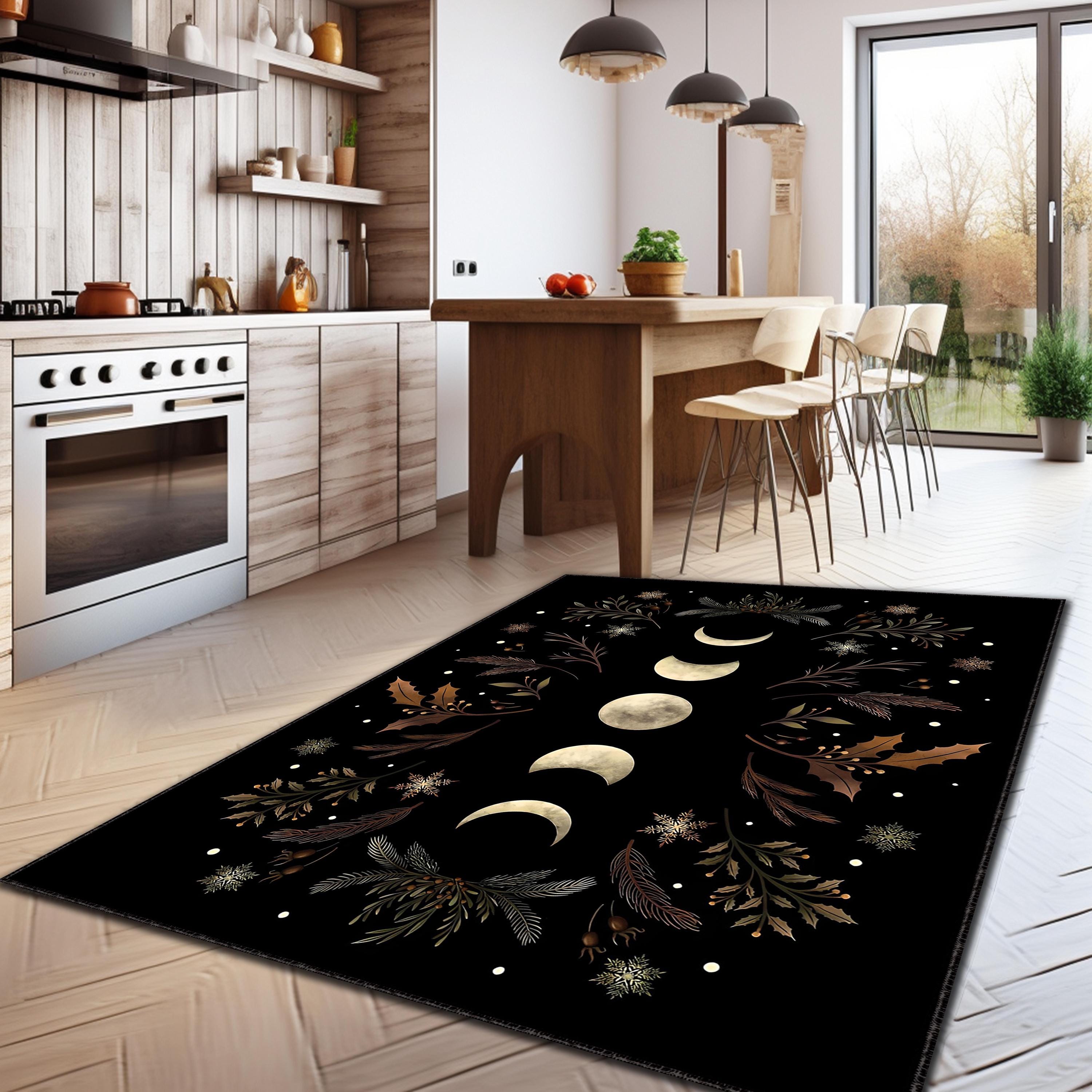 Moon Rug, Night Rug, Full Moon Rug, Moon Theme Rug, Moon Pattern Rug ...