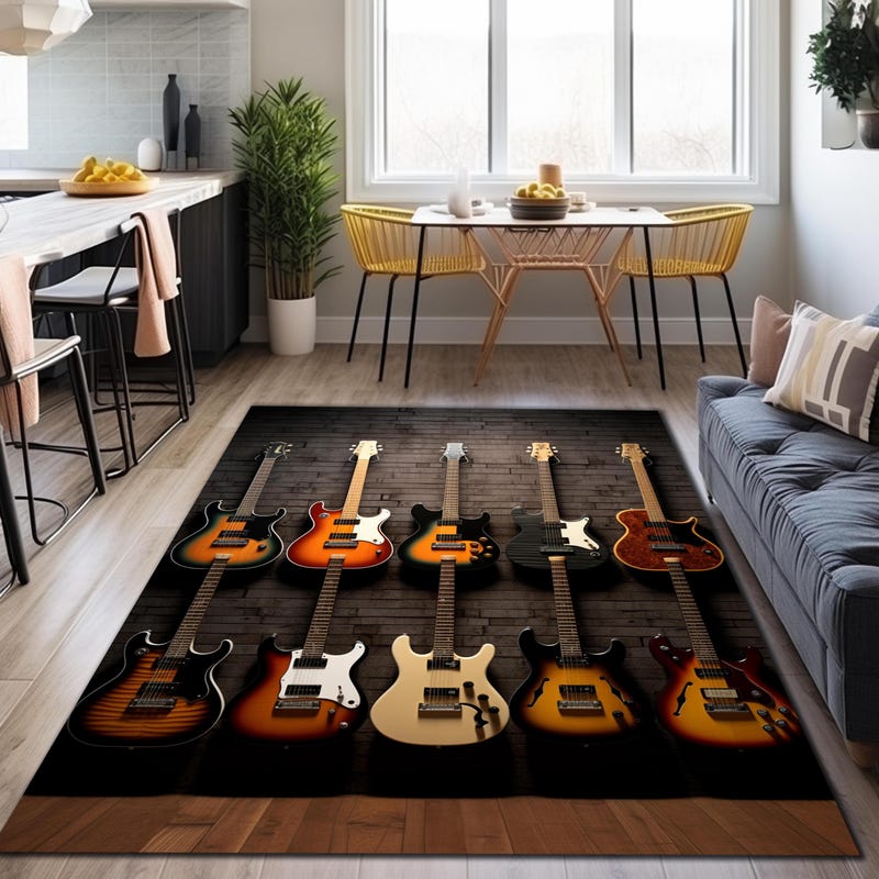 Gibson Guitar Rugs - Etsy