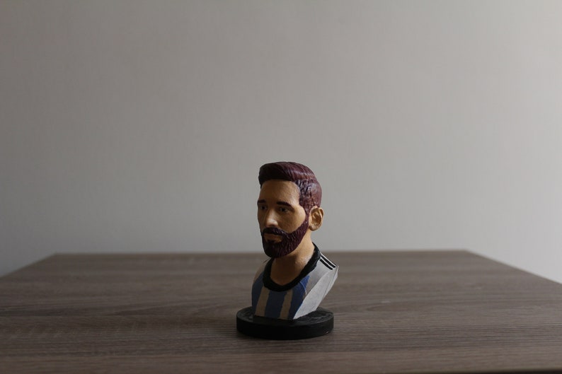 Lionel Messi Statue, Resin Messi Bust, 3D Printed Sculpture - Etsy