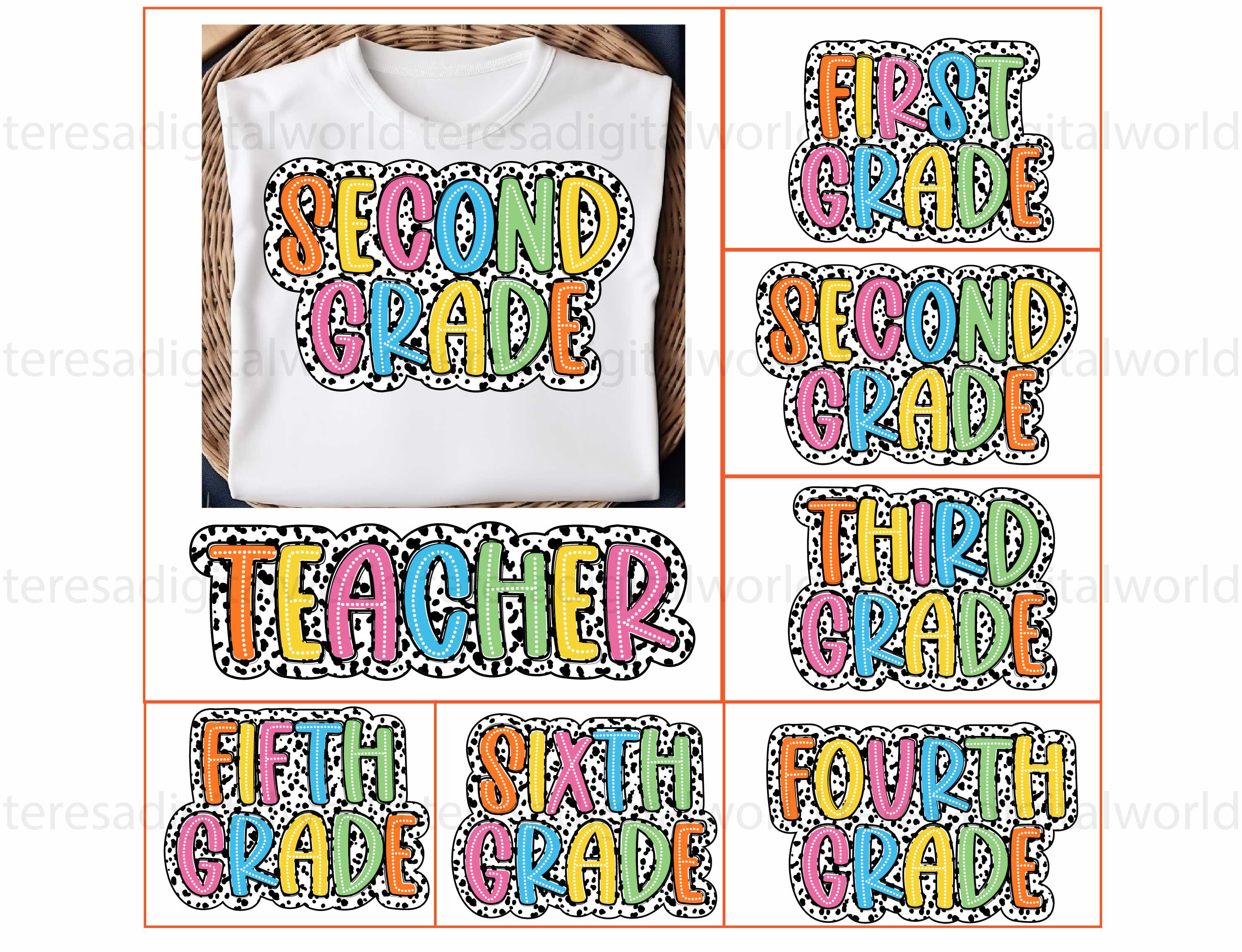 Retro Back to School PNG Bundle, Back to School Mega Bundle, Teacher ...