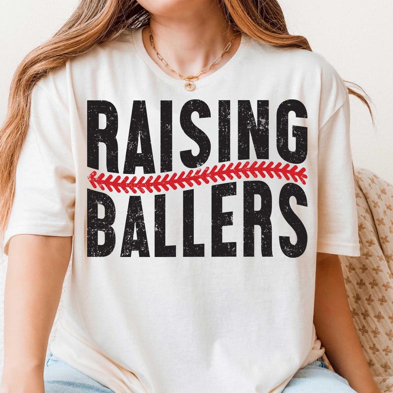 Baseball Mom SVG, Raising Ballers SVG Png, Baseball Mom PNG, Funny ...