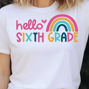 Hello Back to School SVG PNG Bundle, Retro Back to School Svg, First ...