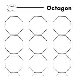 Shapes Tracing Sheets for Kids: Learn & Practice With 16 Fun Worksheets ...