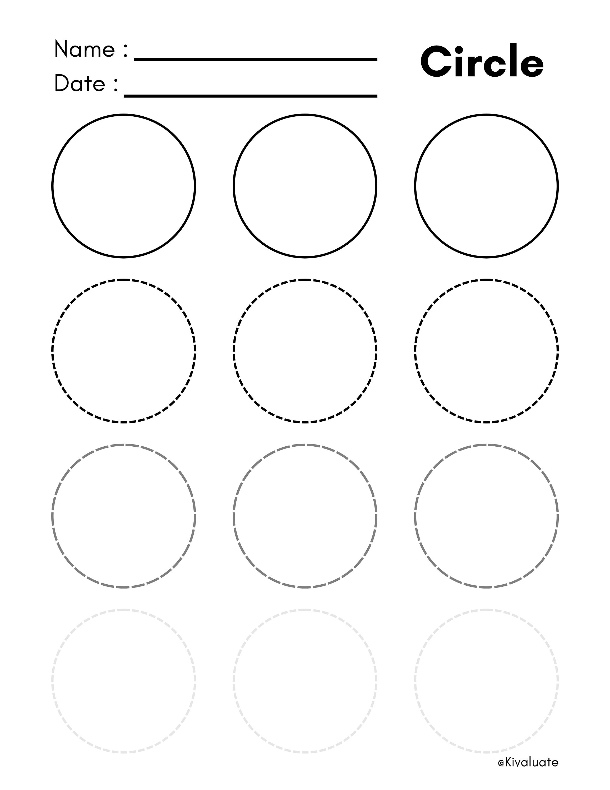 15 Shapes Tracing Sheets for Kids: Learn & Practice With 16 Fun ...