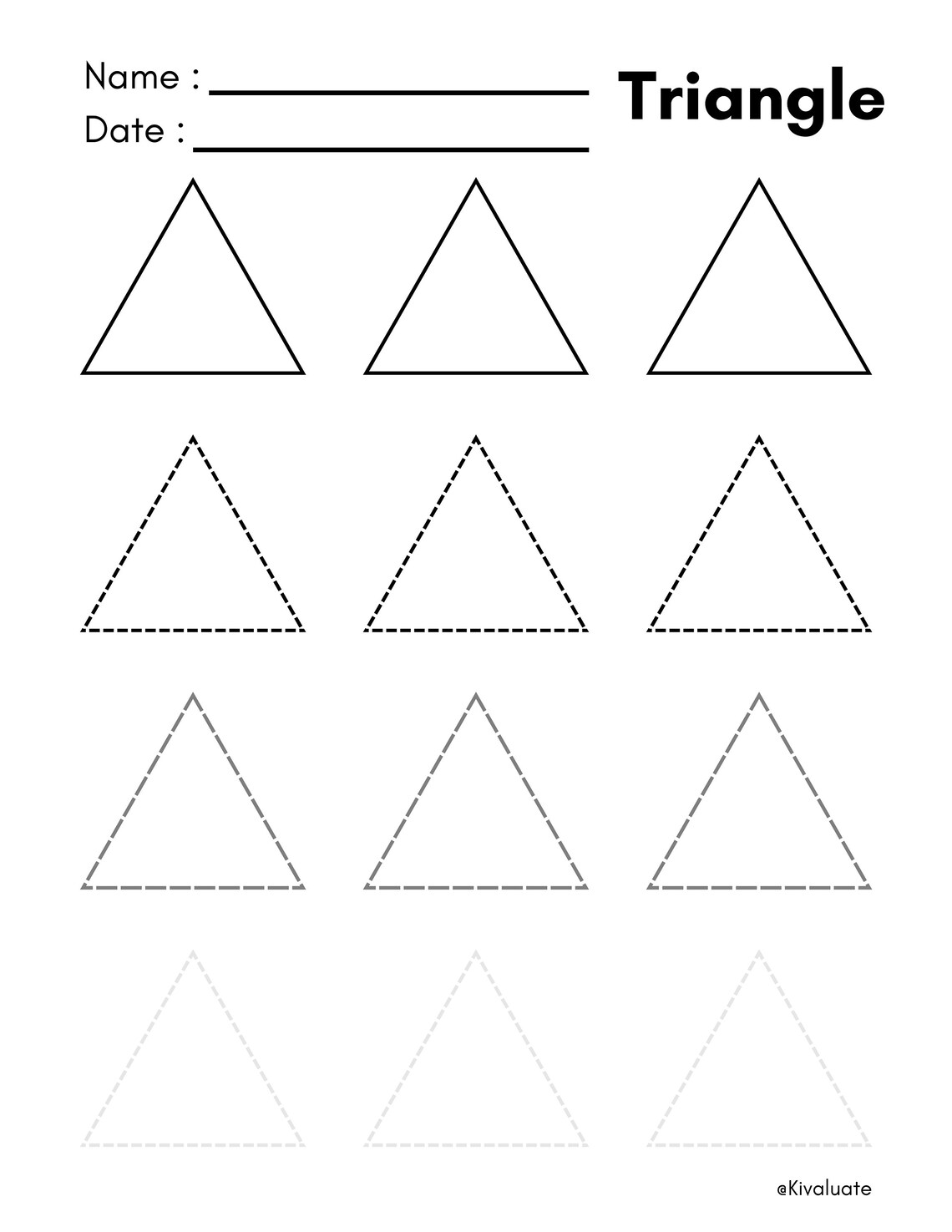 15 Shapes Tracing Sheets for Kids: Learn & Practice With 16 Fun ...