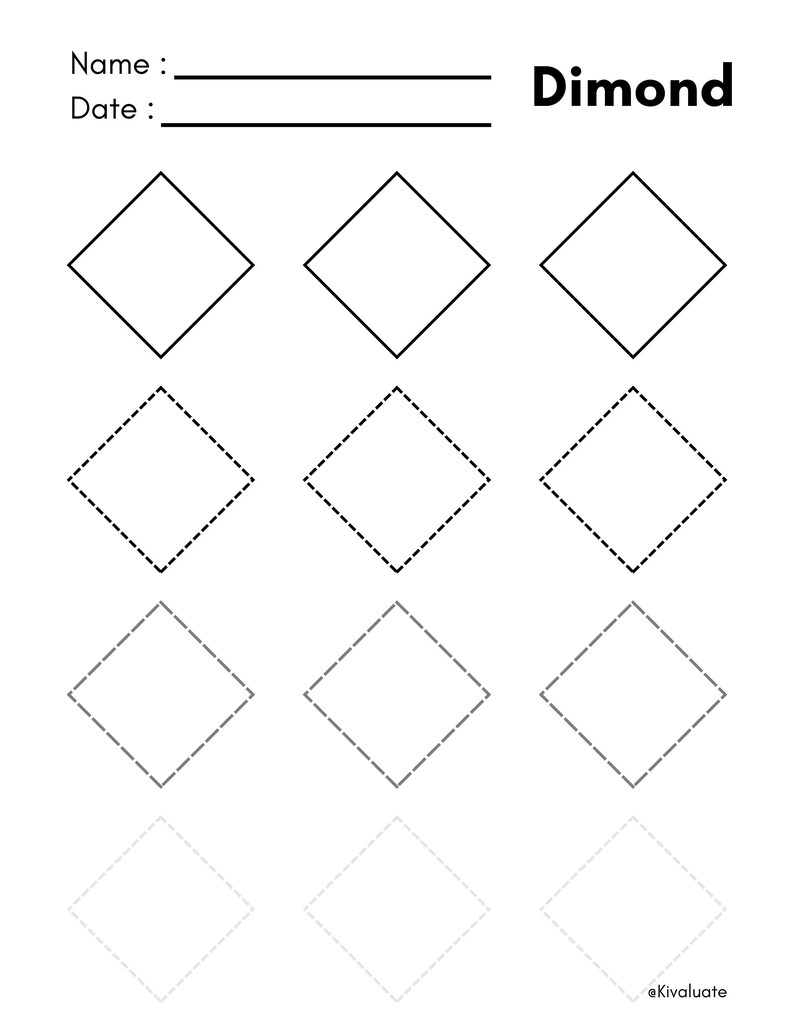 15 Shapes Tracing Sheets for Kids: Learn & Practice With 16 Fun ...
