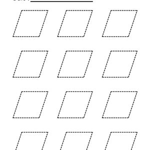 Shapes Tracing Sheets for Kids: Learn & Practice With 16 Fun Worksheets ...