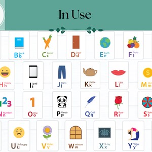 Alphabet Digital Flash Cards, Early Literacy, Interactive Learning ...