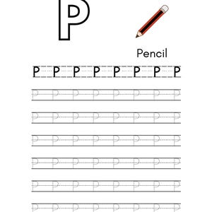 Interactive Capital Letters Tracing Workbook – Montessori-inspired ...