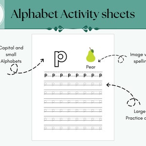 Montessori Small Letters Tracing Workbook: Pre-k and Kindergarten ...